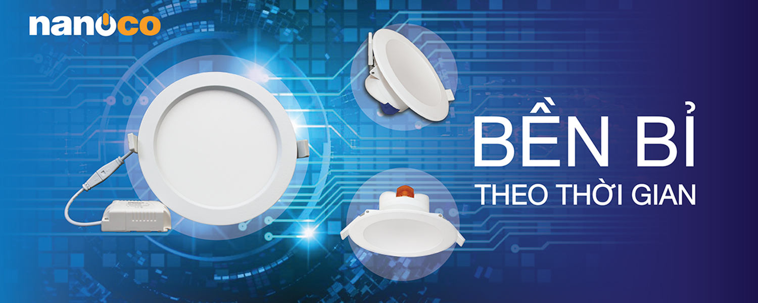 Đèn led âm trần Nanoco - Thiết Bị Điện Nước