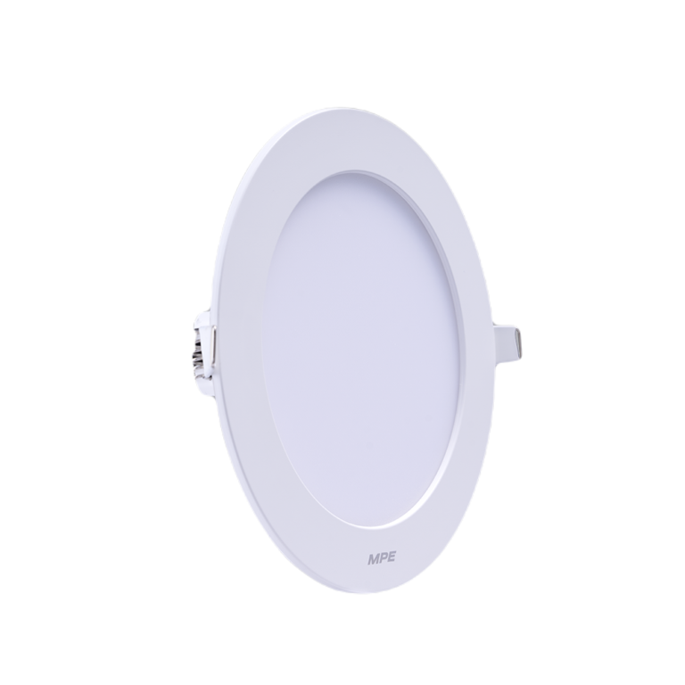 Led Panel âm trần nhựa, mặt tròn 12W ánh sáng trung tính Ø150 MPE RPL3 ...